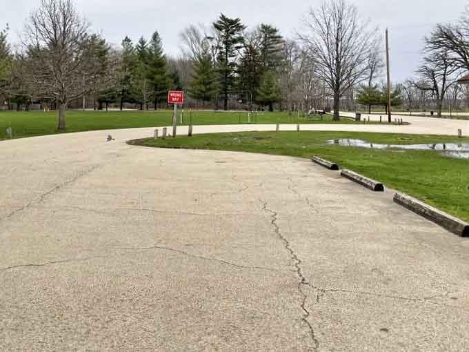 The parking area where your adventure begins, assuming you remembered where you parked after all that hiking.