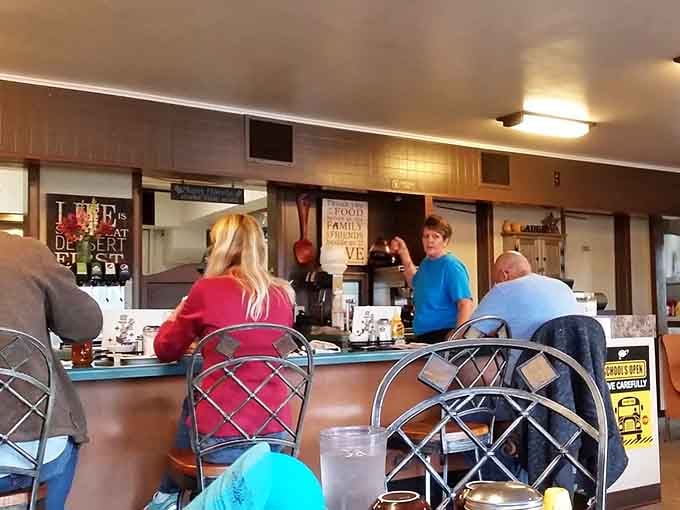 Behind that counter, good coffee flows freely and nobody leaves without feeling genuinely taken care of.