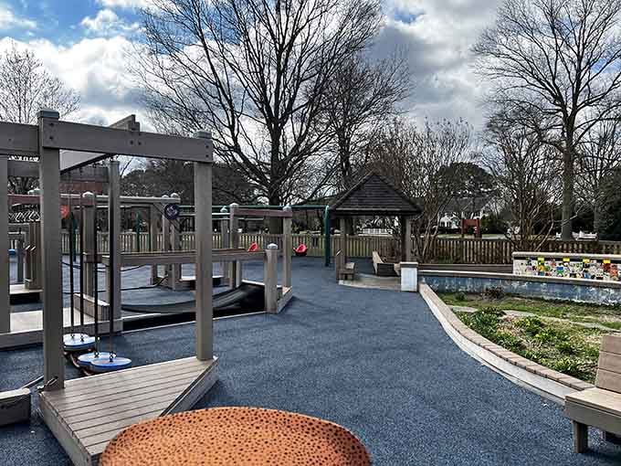 Idlewild Park's thoughtful design creates outdoor spaces where families gather without fighting crowds or searching for parking spots.