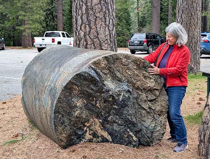 When the rock outside the parking lot is already this impressive, you know you're in for something special.