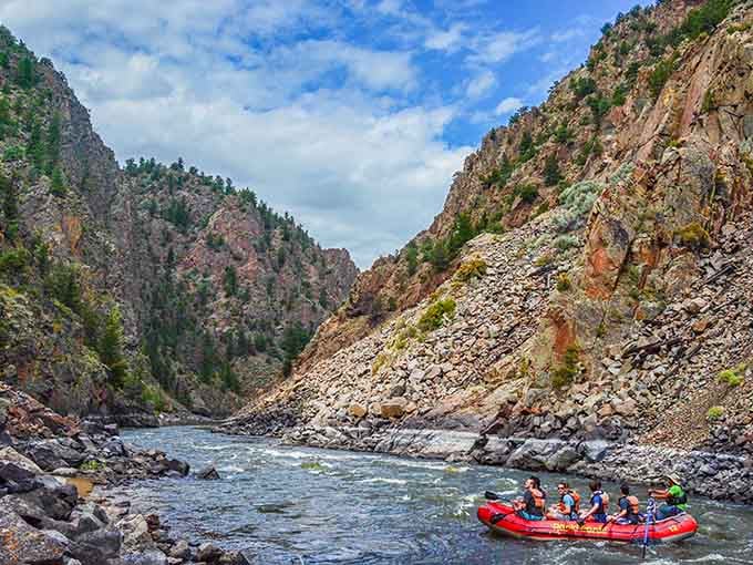 Rapid Transit Rafting turns the canyon's rushing water into an adventure your heart rate won't soon forget.