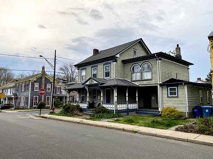 Frenchtown's Victorian side streets are quiet, beautiful, and the kind of neighborhood that makes you check real estate listings.