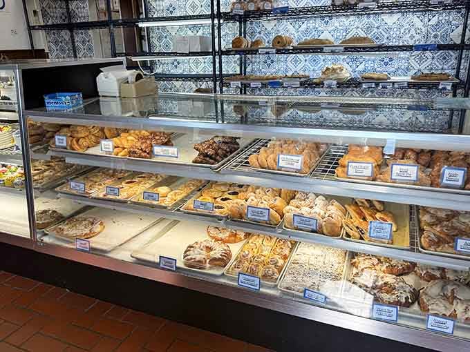 Display cases packed with fresh pastries that somehow look even better than they did in your daydreams.