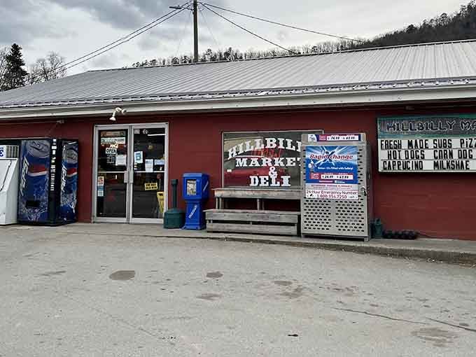 Hillbilly Market and Deli: fresh subs, hot dogs, and milkshakes. Trail fuel has never sounded better.