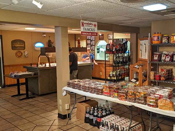 Famous homemade candy and a full buffet under one roof. Bay City is clearly not playing around.