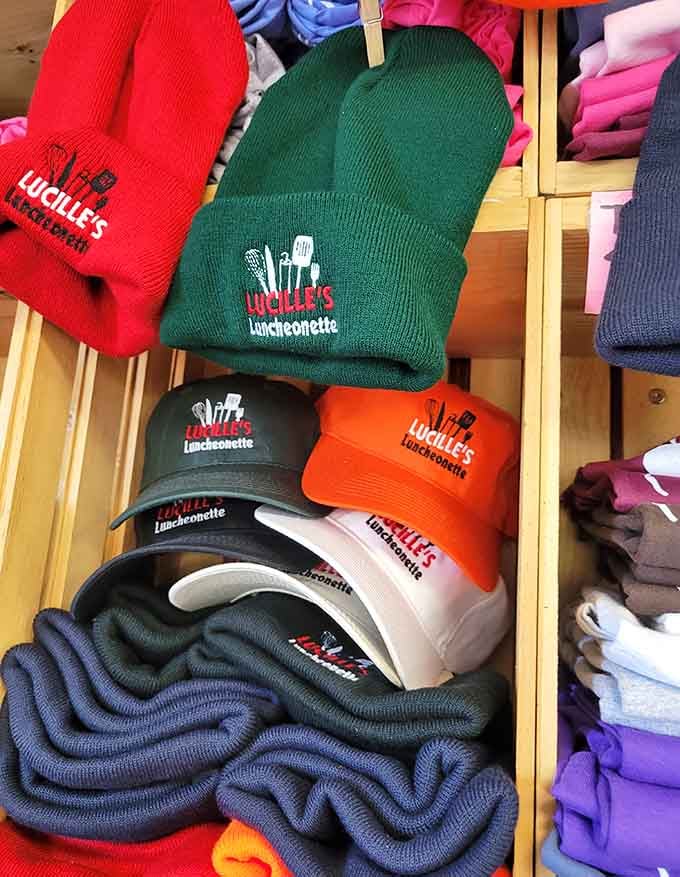 When a place sells its own merchandise, you know the locals have truly claimed it as theirs.