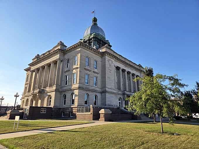 The Manitowoc County Courthouse's classical dome commands respect, architectural dignity that money can't buy anymore.