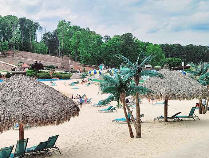 Thatched huts, swaying palms, and lounge chairs as far as the eye can see. Relaxation has an address now.