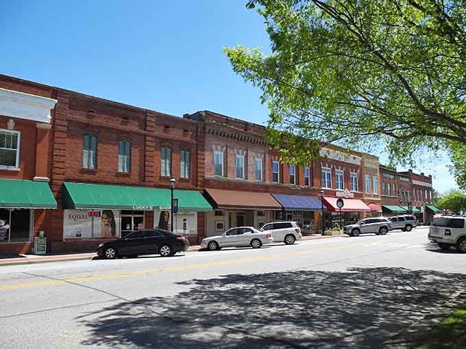 Main Street businesses showcase that small-town charm where shopping means supporting neighbors, not faceless corporations sending profits elsewhere.