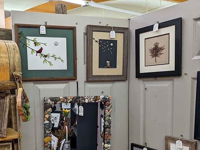 Framed pebble art and pressed botanical pieces that prove handmade gifts are always the ones people remember longest.