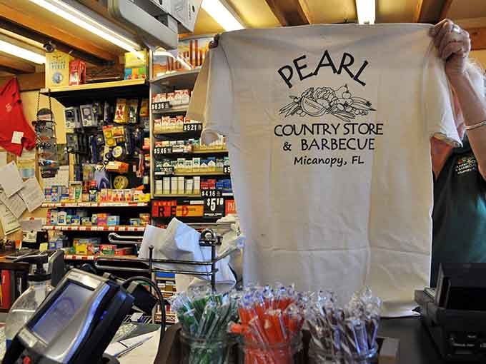 A Pearl Country Store & Barbecue t-shirt is the souvenir you didn't know you needed until right now.