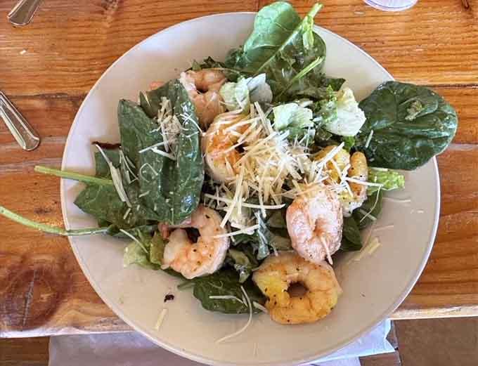 A shrimp salad fresh enough to make you forget you're landlocked in the middle of Arizona.