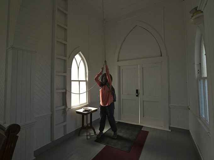 Pulling the bell rope inside a church that hasn't held a Sunday service in decades. Some traditions refuse to stay quiet.