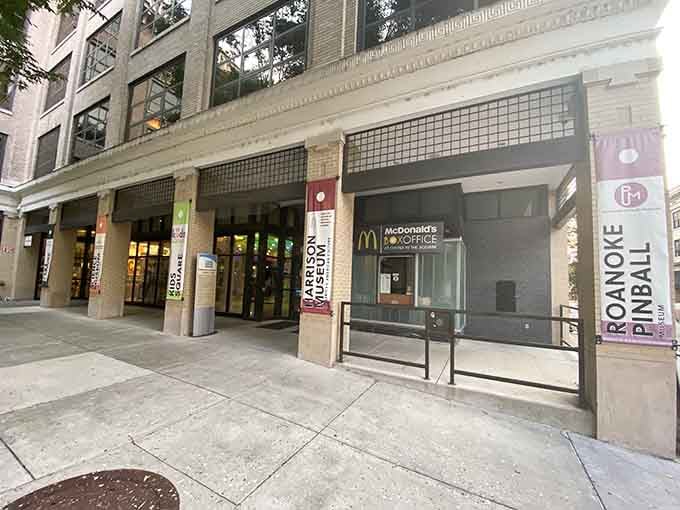 Tucked right into the heart of downtown Roanoke, the museum sits quietly on the street, completely unbothered by how cool it is.