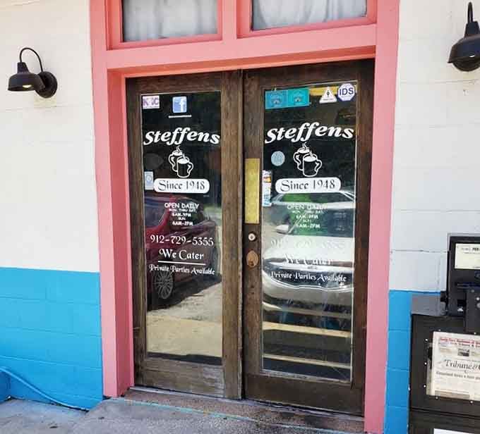 Those wooden doors have been swinging open since 1948. Every visit adds another chapter to Steffens' remarkable story.