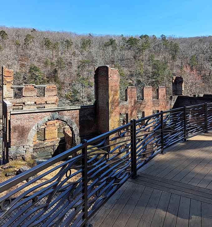 The viewing deck gives you the full picture, old brick, open sky, and a story worth every step to get here.