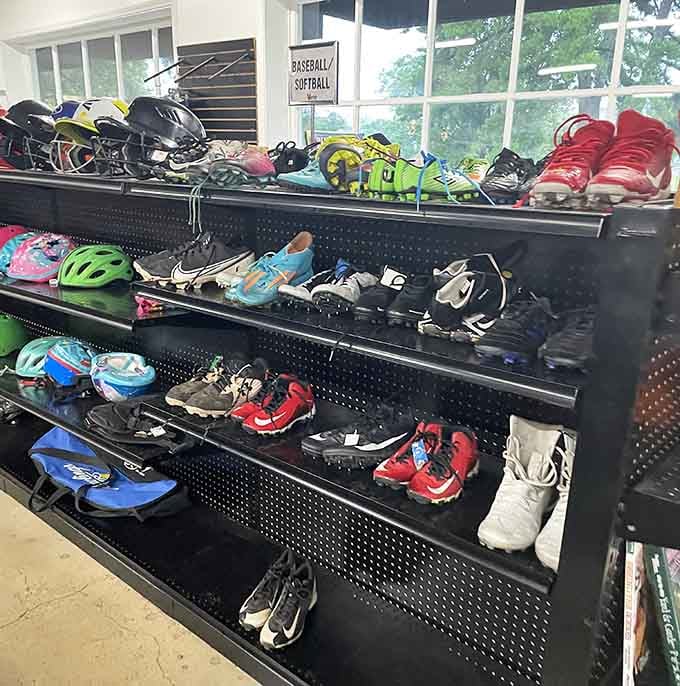 Athletic shoes and helmets ready to support your next fitness resolution, at prices that won't break your budget.