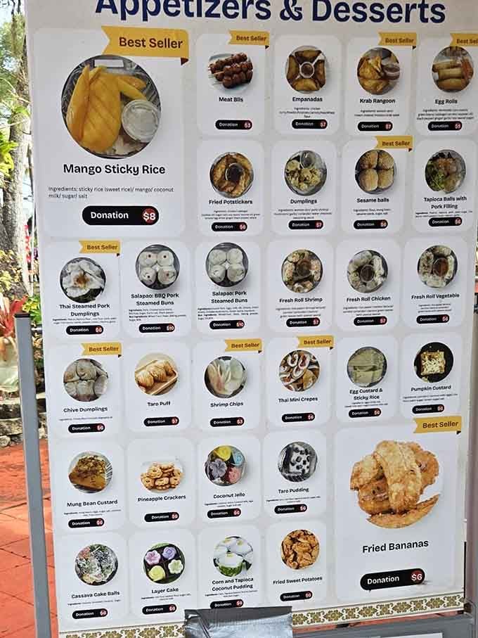 The appetizers and desserts board alone could keep you busy debating your order for a solid hour.