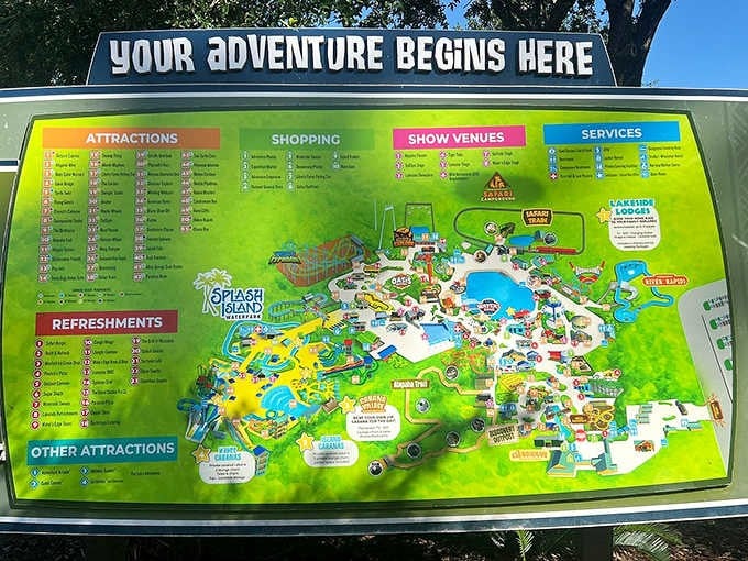 One map, endless possibilities, and the very real chance you'll need a nap before you finish everything.