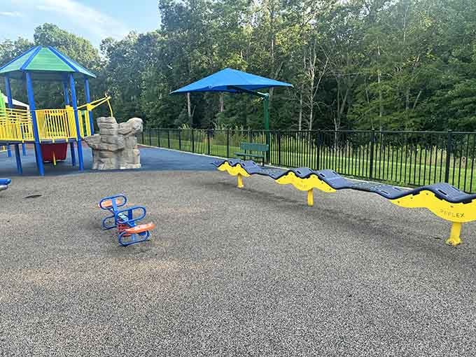 A wavy balance course and a little rocker, because apparently one awesome thing at a time just isn't enough.