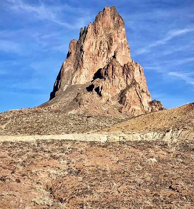 Looking up at 1,500 feet of volcanic determination makes you reconsider what "impressive" really means.