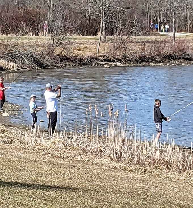 The fish may not cooperate, but the view absolutely will. Sunny Lake delivers either way.