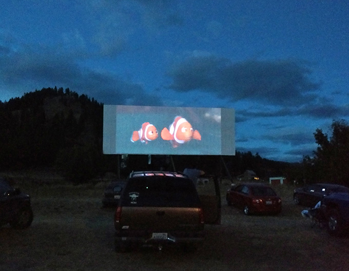 Finding Nemo on a drive-in screen under an open sky hits differently than your living room couch ever could.