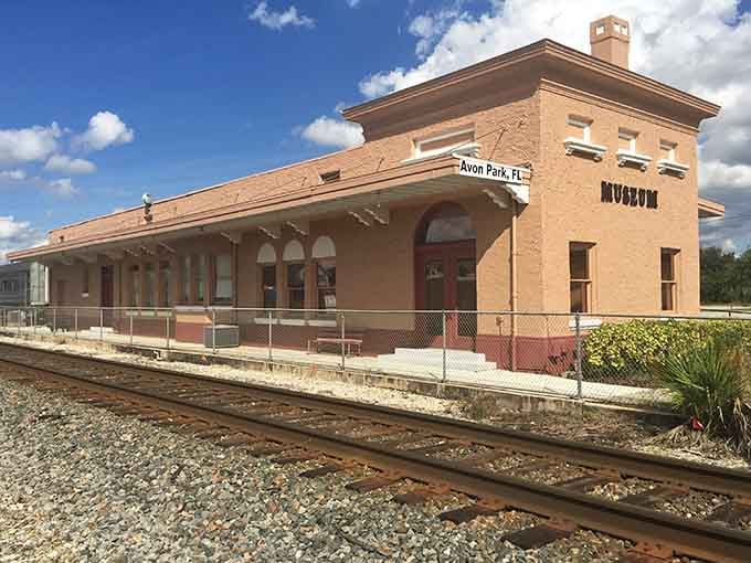 The old Avon Park depot stands as a beautiful brick reminder that this town has serious roots.