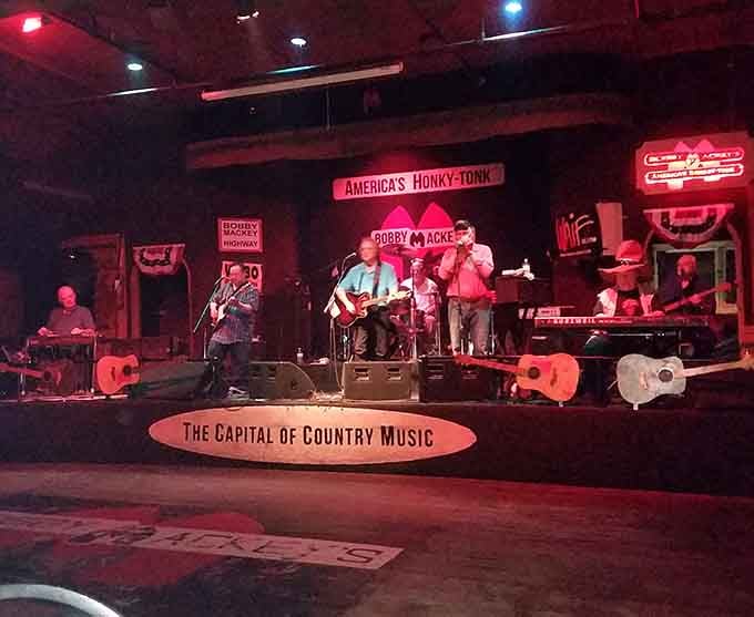 Real country musicians take the stage nightly, keeping traditions alive in this legendary and controversial venue.