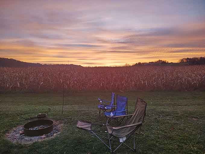 Sunset views like this remind you why people have been gathering around campfires since the beginning of time.