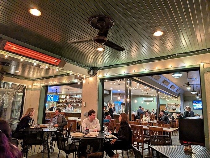 When the dining room fills up like this, you know the locals have spoken and the verdict is delicious.