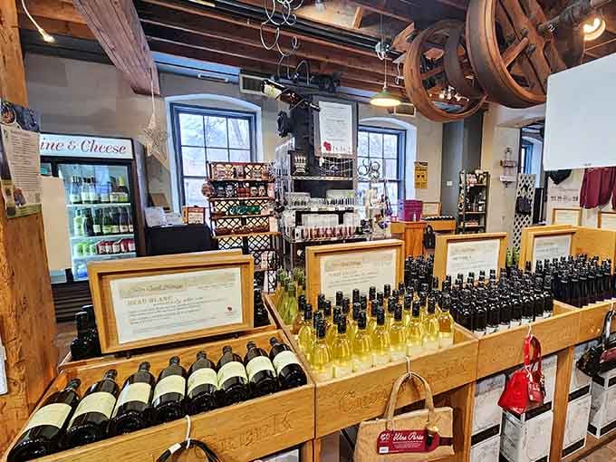 Wine tasting rooms showcase Wisconsin vintages, because grapes grow here too and they're tired of playing second fiddle to cheese.