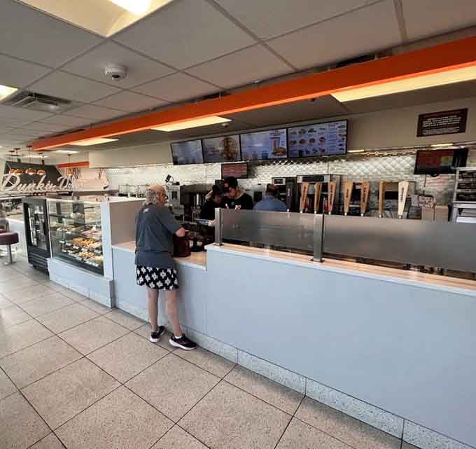 The counter where thousands of daily orders happen, each transaction another small chapter in an ongoing Massachusetts love story.