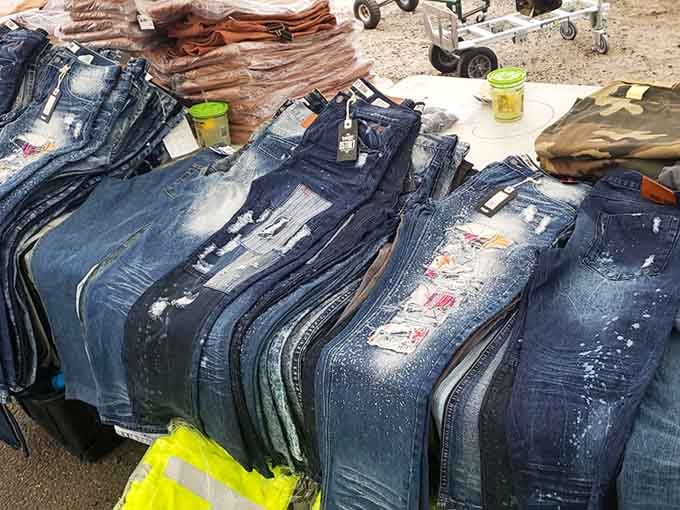 Denim stacks high with distressed styles that'll make you look effortlessly cool without trying too hard.