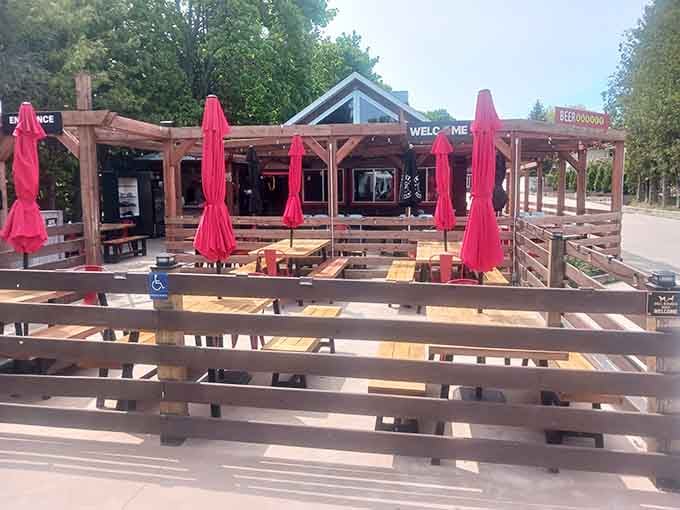 Wild Tomato's outdoor patio is basically summer in Wisconsin distilled into one very welcoming wooden structure.