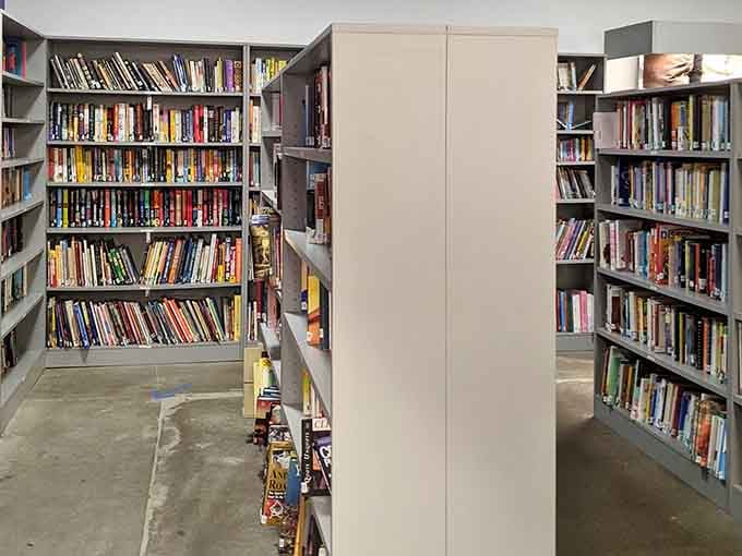 Floor-to-ceiling bookshelves packed with stories, knowledge, and the occasional hidden gem you won't find anywhere else.