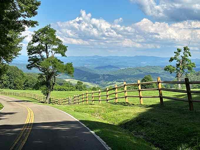 Winding roads with split-rail fences lead you deeper into Virginia's best-kept secret mountain paradise.