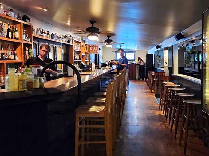 The team behind the bar keeps things moving with quiet confidence. Good service looks effortless because they've made it that way.