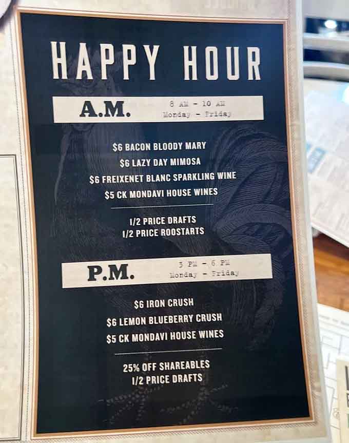 Morning happy hour specials prove that breakfast cocktails deserve the same respect as their evening counterparts.