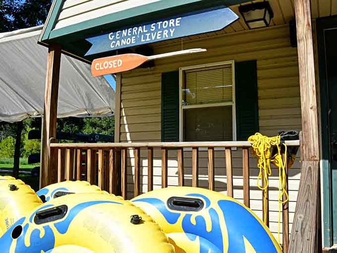 The general store and canoe livery, where every great river adventure on the James officially gets its start.