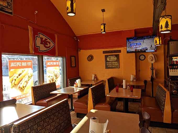 More cozy booths mean more happy diners enjoying food that's worth sitting down for and savoring properly.
