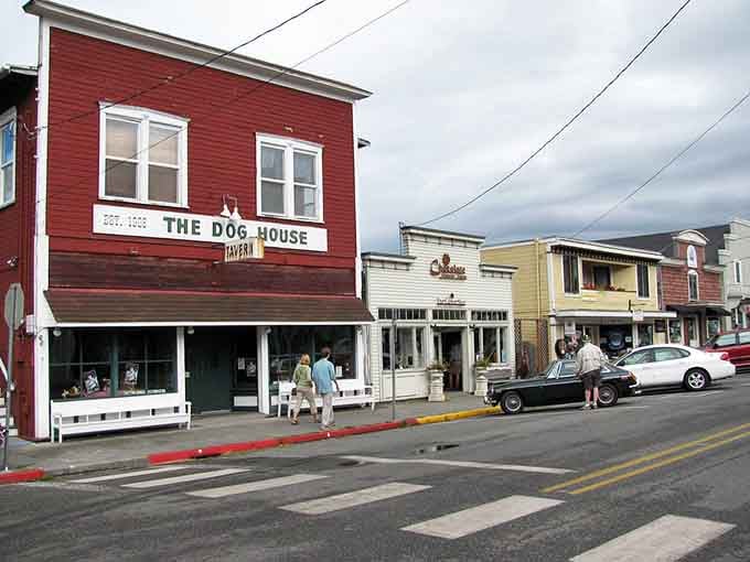 The Dog House Tavern anchors downtown Langley with the quiet confidence of a place that knows exactly what it is.