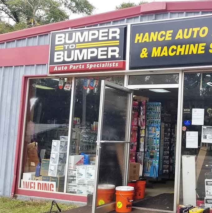 Every pretty little town needs a good auto parts store. Magnolia Springs keeps it real with Hance.