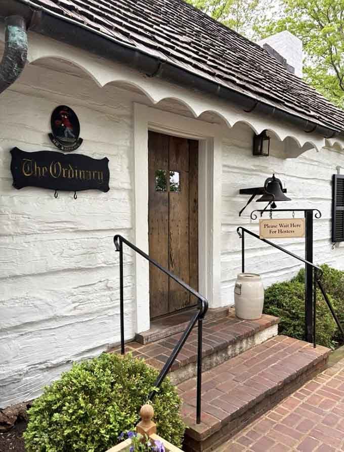 The Ordinary entrance welcomes you to dine like it's the 18th century, minus the smallpox.
