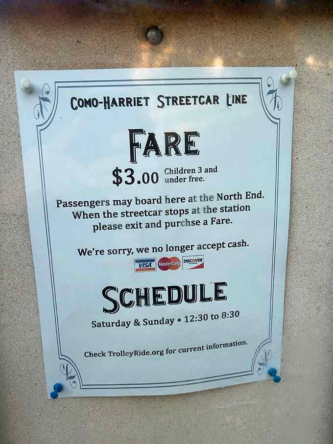 Weekend rides from 12:30 to 8:30, which means there's really no excuse not to make this happen today.