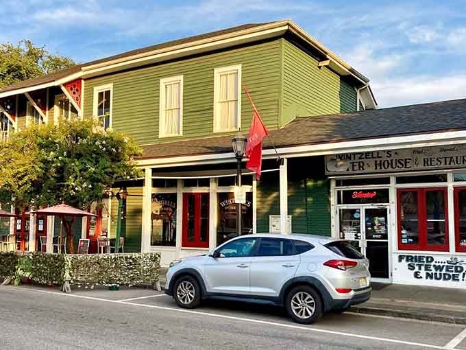 Wintzell's Oyster House has been serving Gulf oysters fried, stewed, and nude long enough to make it an institution.