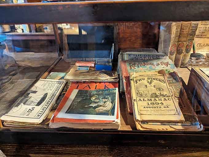 A Two States Almanac from 1894 sitting right there, casually reminding you that history is closer than you think.