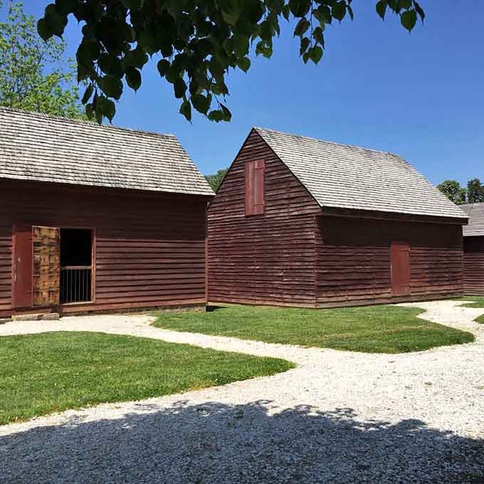 These outbuildings housed the real daily work of the Randolph estate, quiet, essential, and impossible to overlook.