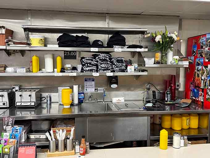 Behind the counter, a well-oiled operation quietly turning out sandwiches that Cleveland has loved for decades.