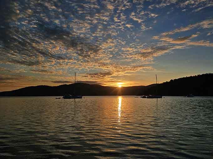 Sunsets here make you understand why people write poetry, even really terrible poetry that rhymes "sky" with "sigh."